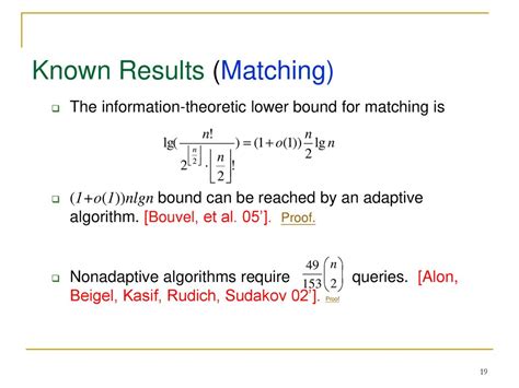 learning a hidden graph with adaptive algorithms ppt download