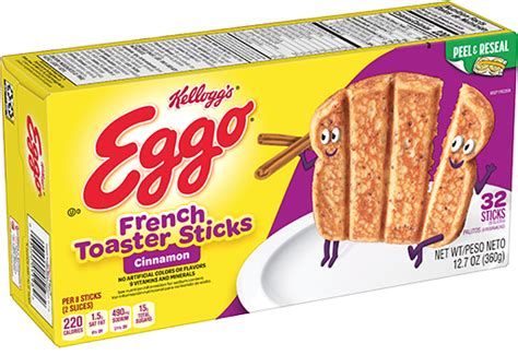 Kellogg S Eggo French Toaster Sticks Cinnamon Smartlabel