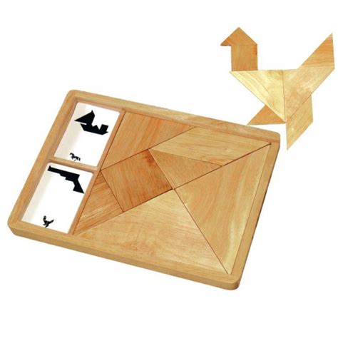 Grand Tangram En Bois Cartes Mod Les