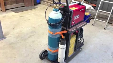 How To Build A Welding Trolley For MIG Setup YouTube