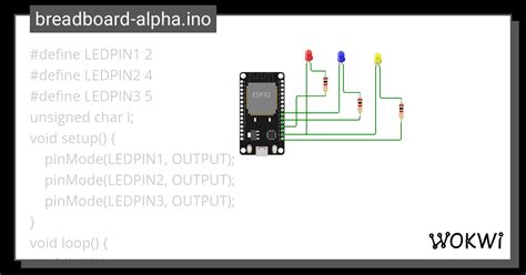 Breadboard Alpha Ino Wokwi Esp Stm Arduino Simulator