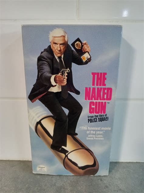 1988 The Naked Gun VHS Movie VHS Movie Collector Unique Gift Idea Used