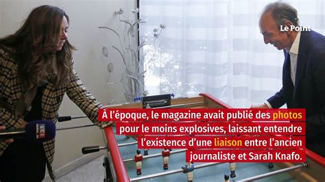 Pr Sidentielle Ric Zemmour Officialise Sa Liaison Avec Sarah Knafo