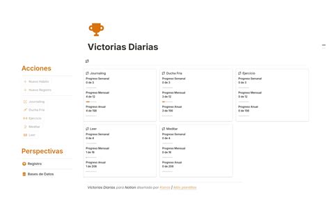 Mejores Plantillas De Seguimiento De H Bitos De Notion