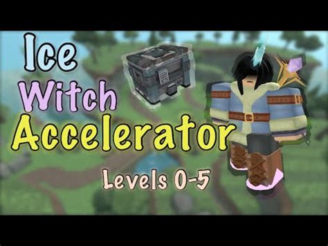 Ice Witch Accelerator Skin Levels Roblox Tds Youtube