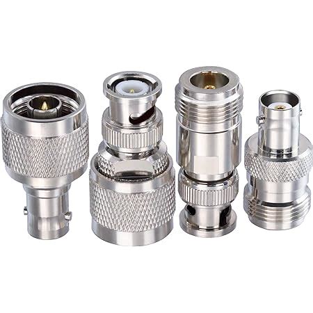 TUOLNK N Typ Stecker Auf BNC Buchse 4 Teilig N Typ Auf BNC Adapter Set