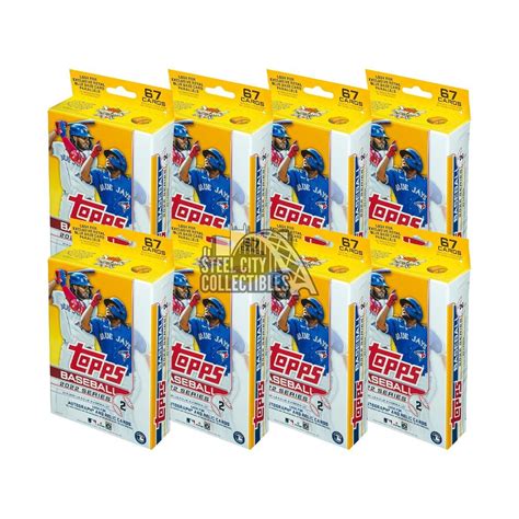 2022 Topps Series 2 Baseball Hanger 8 Box Lot Steel City Collectibles