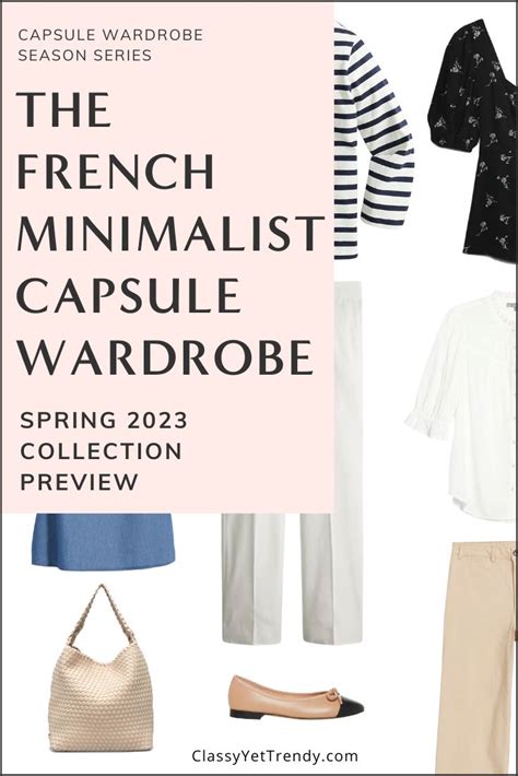 Sneak Peek Of The French Minimalist Spring Capsule Wardrobe