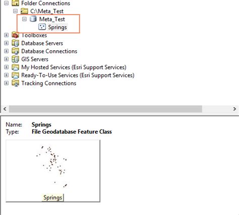 how to update arcmap arccatalog published feature classes item description metadata conte