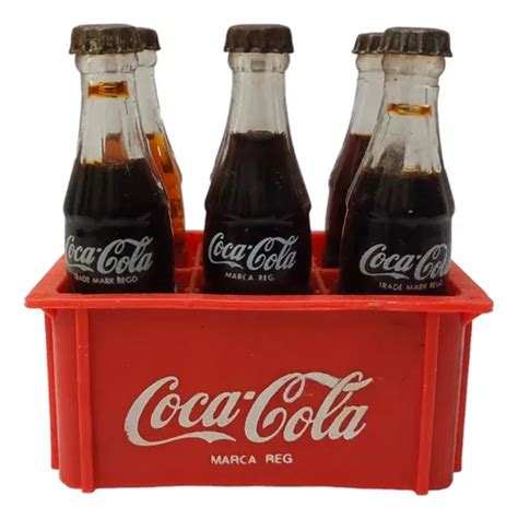 Mini Garrafinhas Coca Cola Engradado Anos Mercadolivre