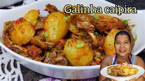 Como Preparar GALINHA CAIPIRA COZIDA Simples E Muito Saborosa Vanuza