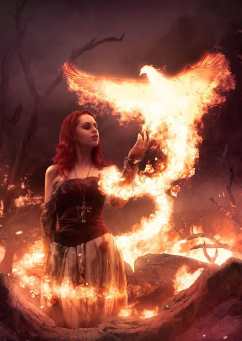 Fire Witch By Tar0x On Deviantart Magic Aesthetic Fantasy Photography Dark Fantasy Art