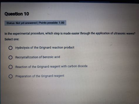 Solved Status Not Yet Answered Points Possible 1 00 Chegg
