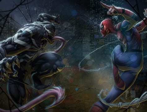 Spider Man Vs Venom Wallpapers Top Free Spider Man Vs Venom