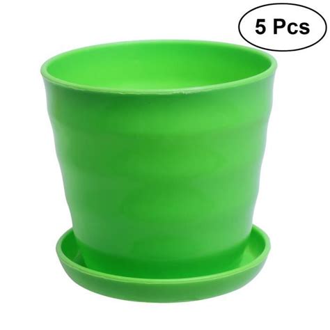 Jardinière succulente 5pcs résine cercle pots de fleurs planteur