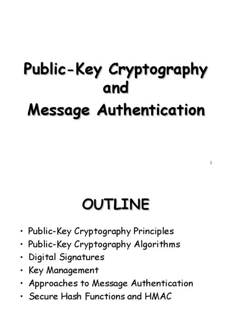 public key encryption pdf public key cryptography cryptography