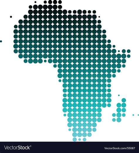 Map Of Africa Royalty Free Vector Image VectorStock