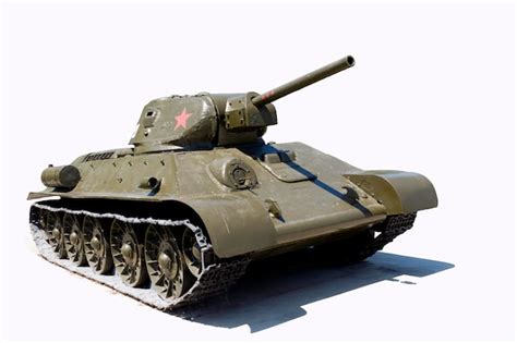 El legendario tanque t34 del ejército soviético durante la segunda