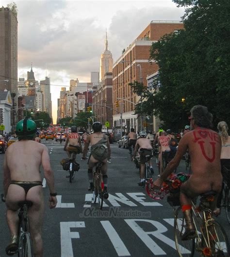 World Naked Bike Ride New York 2013 Fun And Success Active Naturists
