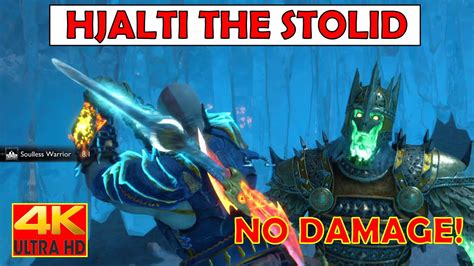 HJALTI THE STOLID GOD OF WAR RAGNAROK GOW RAGNAROK NO DAMAGE BOSS