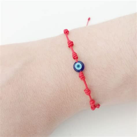 Sintético 103 Foto Pulsera Roja Con 7 Nudos Para El Amor Lleno
