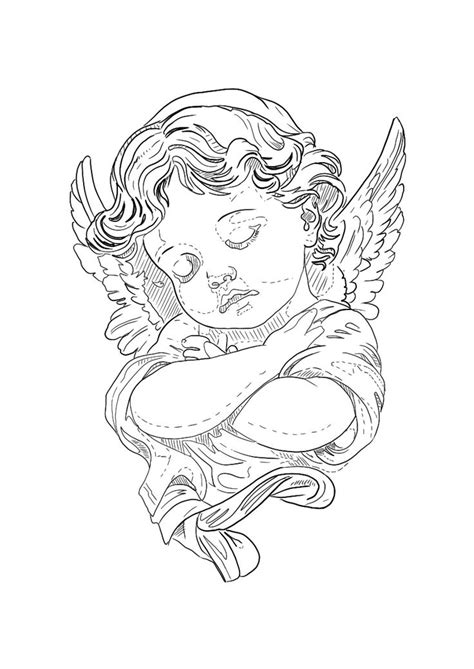 Pin By Tristyn Zukoski On Tatts In 2024 Cherub Tattoo Tattoo Design Book Tattoo Design Drawings
