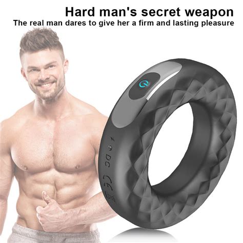 Donut Cockring Vòng đeo dương vật có rung 10 tần số