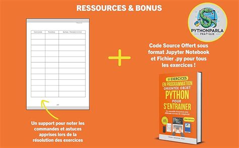 Amazon Fr Exercices En Programmation Orient E Objet Python Pour S