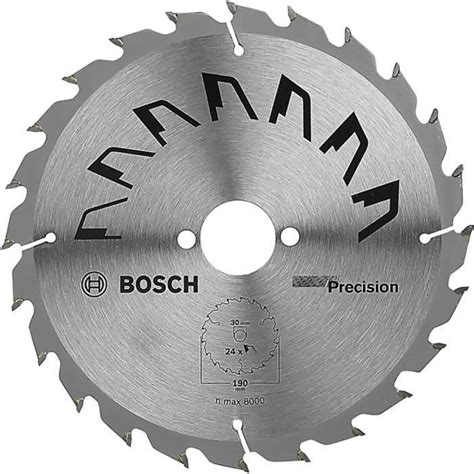 Bosch 1X Lame De Scie Circulaire Precison Pour Bois Ø 190 X 2 5 1 5 X