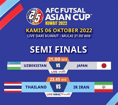Jadwal Afc Futsal Asian Cup 2022 Image To U