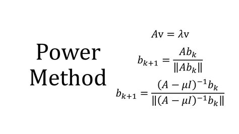 power method with inverse and rayleigh youtube
