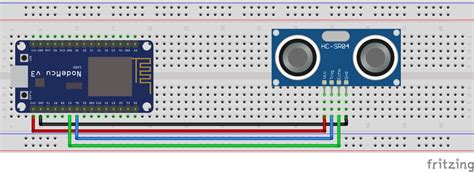 Ultrasonic Sensor With Nodemcu Esp Iot Lab