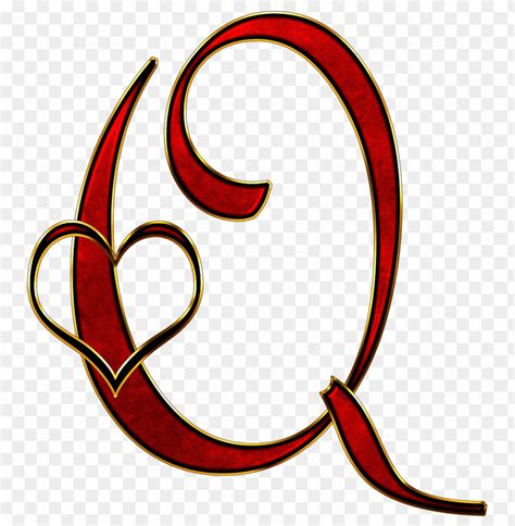 Capital Letter Q Clipart Printable Transparent Background Png