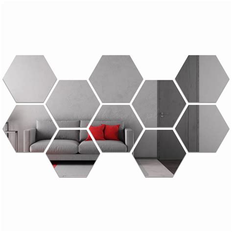Lustro Dekoracyjne Hex Hexagon Newthetime Pl