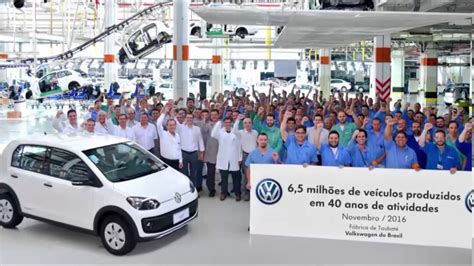 40 anos da fábrica da Volkswagen do Brasil em Taubaté YouTube