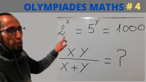 Exercices Olympiades Maths 4 YouTube