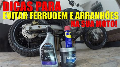 DICAS PARA EVITAR FERRUGEM ARRANHÕES E MANCHAS NA SUA MOTO COMO