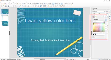 No Font Color Change Option In Impress English Ask Libreoffice