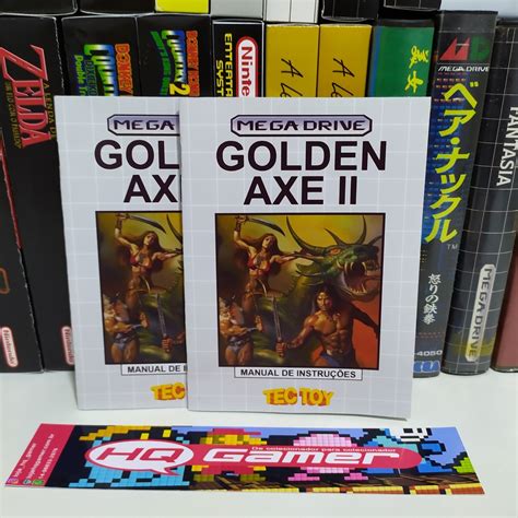Golden Axe Ii Manual Traduzido Do Jogo Mega Drive Tectoy