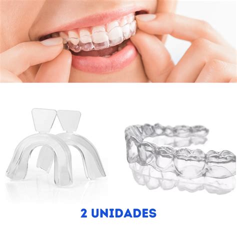 Placa Moldável Para Bruxismo Ranger Dentes 1 Par Molde Dente Shopee