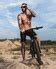 Fully Tattooed Man Poses In See Through Cycling Shorts