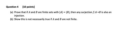 solved a prove that if a and b are finite sets with