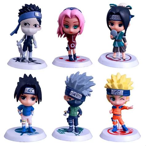 Aliexpress Buy 6 Pcs Set Cool Naruto Action Figures Toy Doll