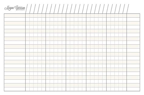 Free Printable Column Sheets