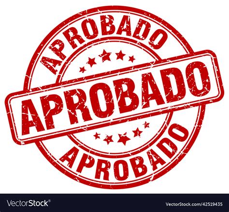 Aprobado Sello De Aprobaci N Etiqueta Royalty Free Vector