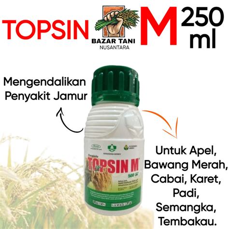 Jual Fungisida Topsin M Sc Ml Metilteofanat Untuk Jamur Tanaman
