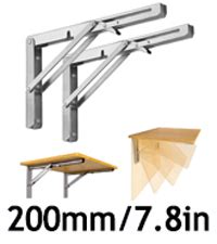 Klappkonsole Schwerlast 2 Stück Klappscharnier Schwerlast 200mm