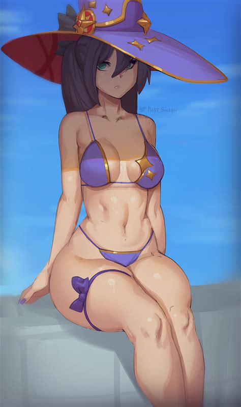 Rule 34 1girls 2021 Alternate Breast Size Belly Button Bikini Black Hair Breasts Disinterested