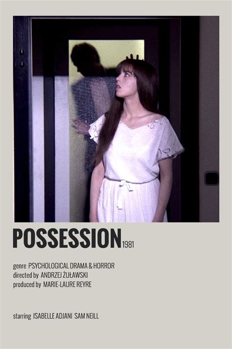 POSSESSION By Srsanwy In 2023 Isabelle Adjani Minimalist Poster