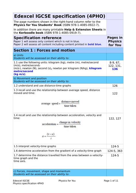 PDF Edexcel Igcse O Level Physics Syllabus DOKUMEN TIPS